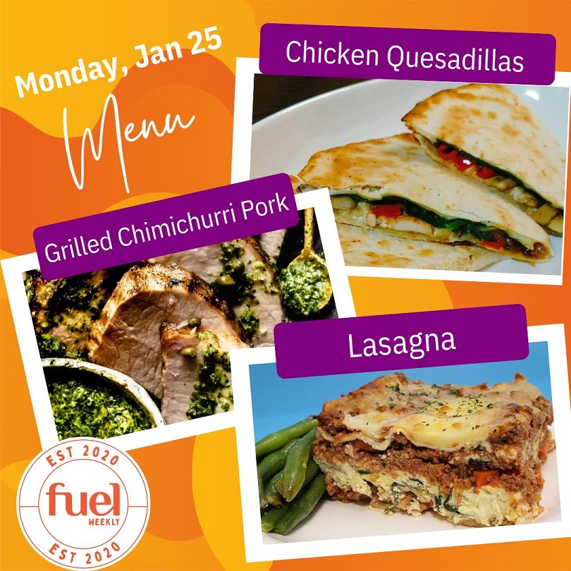 Ready to Eat Meal Delivery in Korea Menu Jan 25 - Fuel Weekly